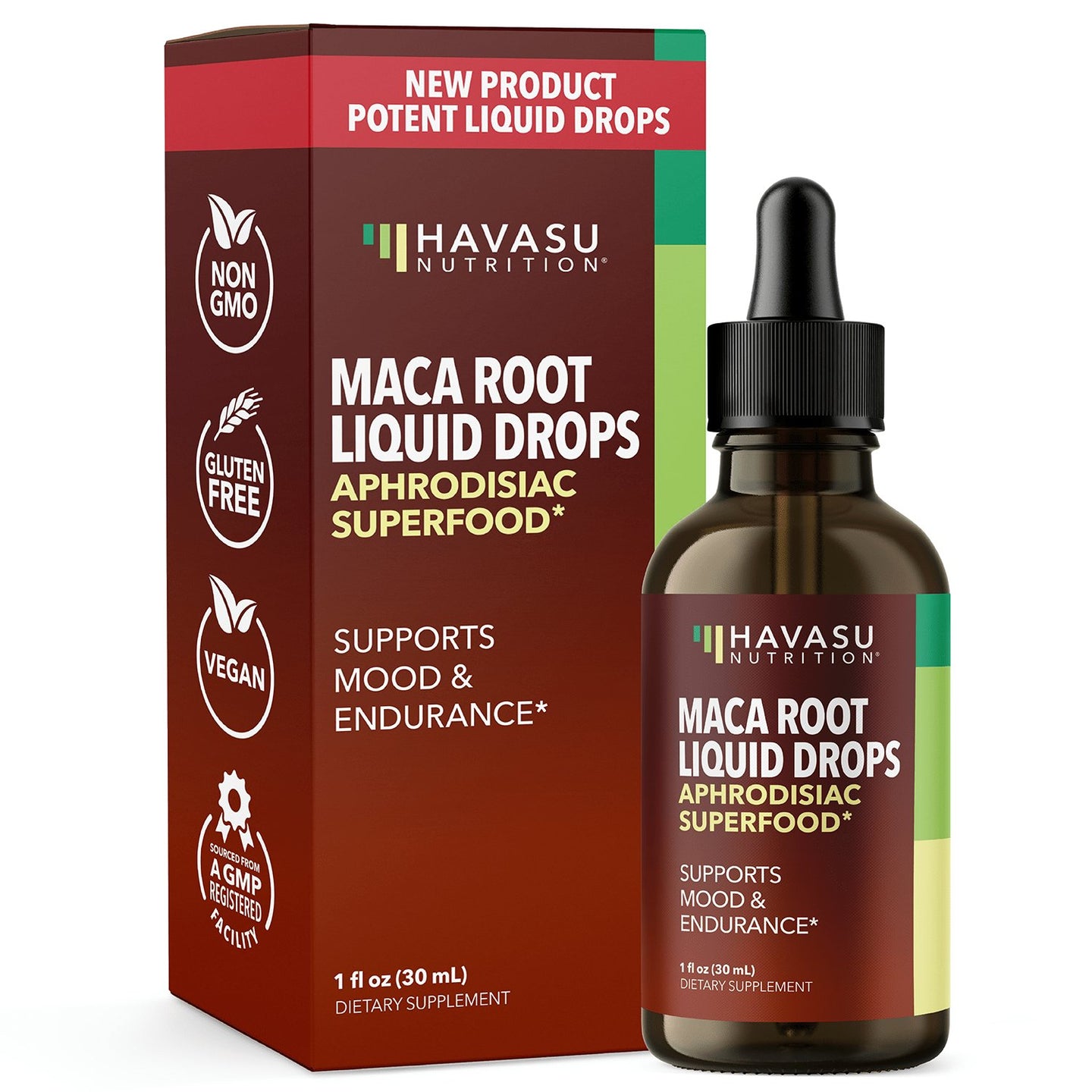 Organic Maca Root Liquid, 1 fl oz (30 mL)