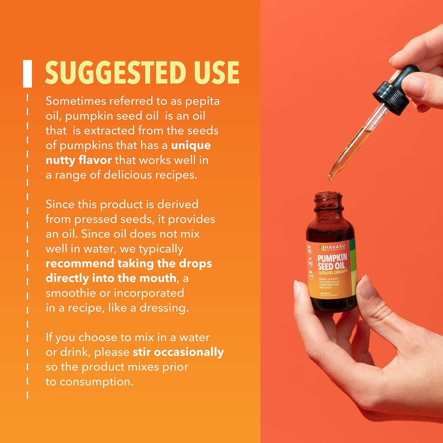 Organic Pumpkin Seed Oil Liquid, 1fl oz