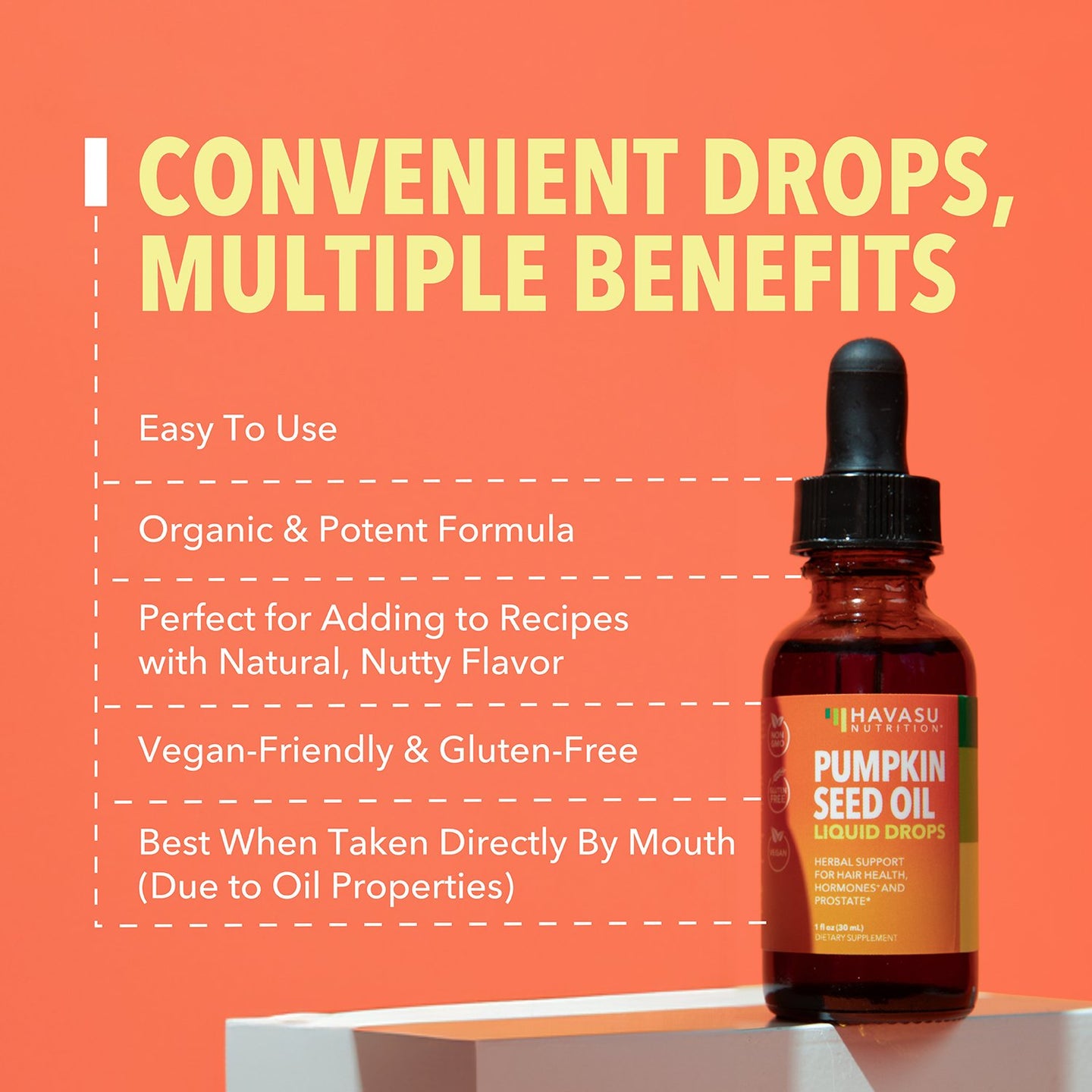 Organic Pumpkin Seed Oil Liquid, 1fl oz