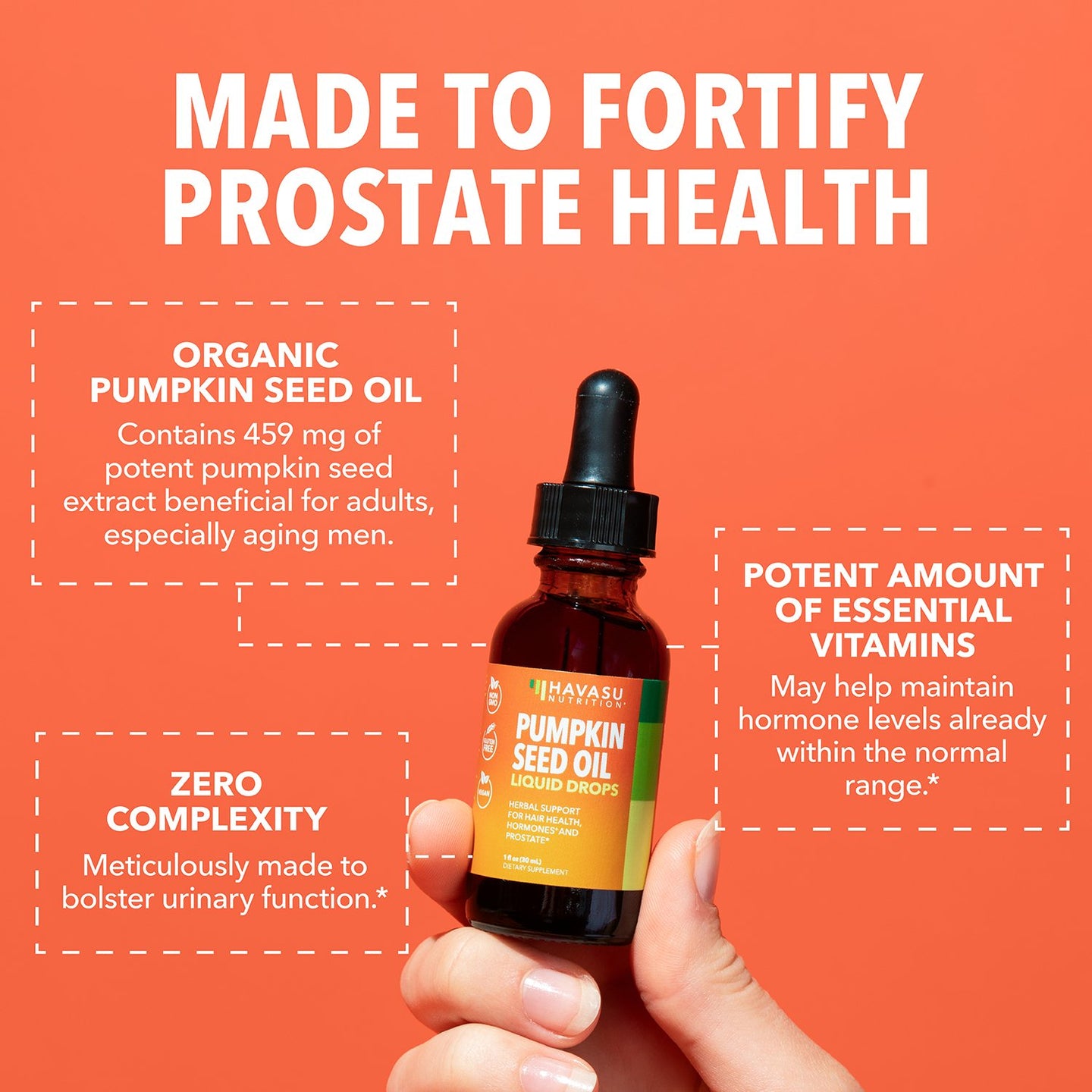 Organic Pumpkin Seed Oil Liquid, 1fl oz